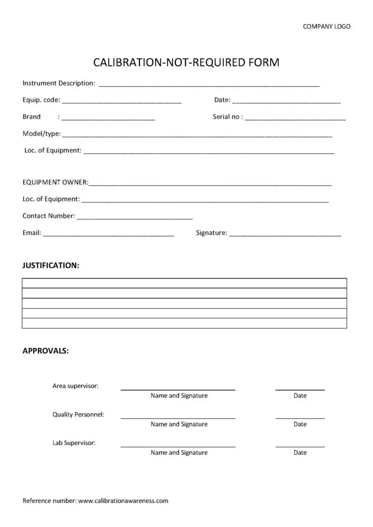 Calibration Not Required - Implementation Guide for In-House Calibration