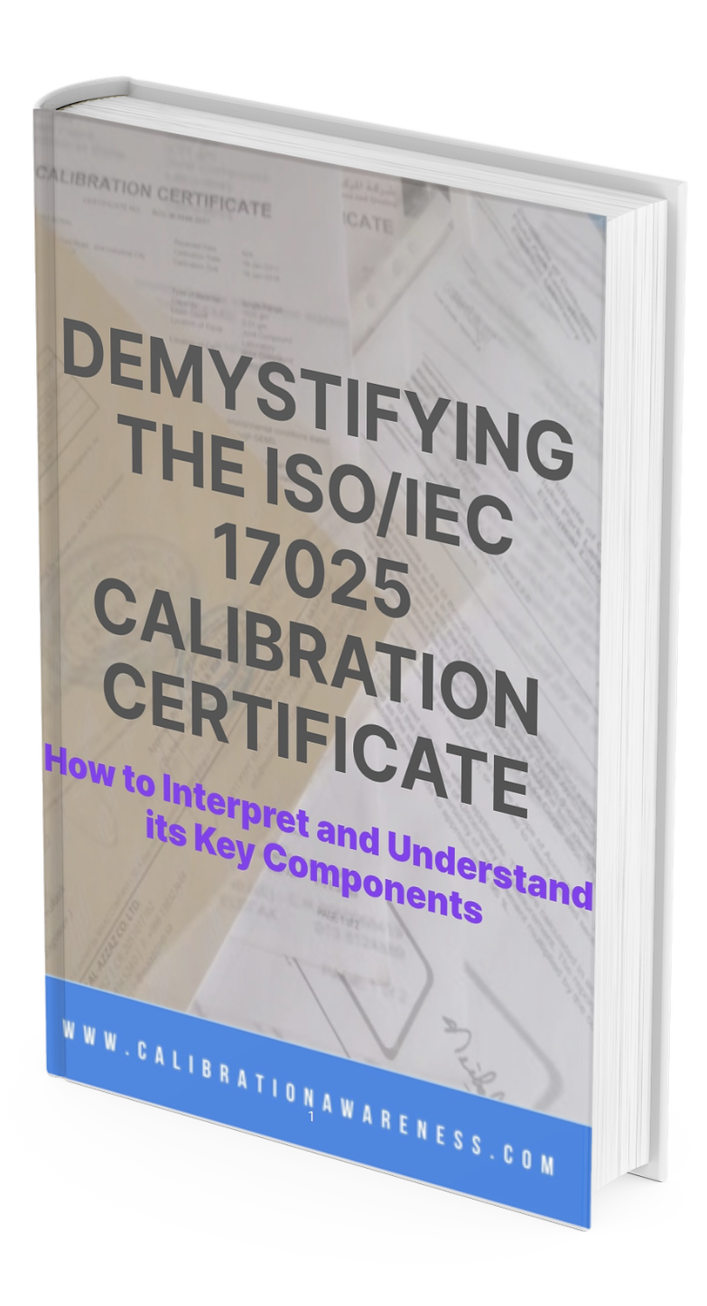 How to Properly Use and Interpret an ISO 17025 Calibration Certificate ...